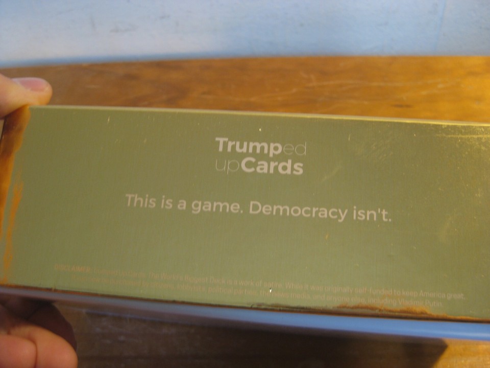 Trumped Up Cards Donald Trump Card Game - VG Condition With Rules Guide ...