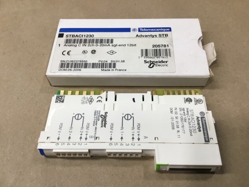 SCHNEIDER / TELEMECANIQUE STBACI1230 ANALOG MODULE ADVANTYS STB ...