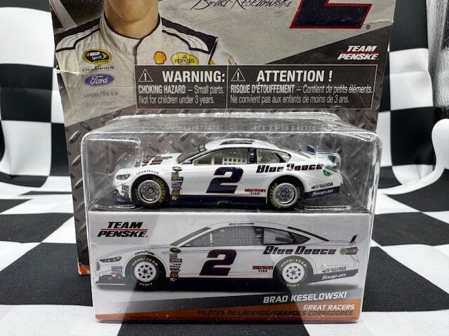Nascar Authentics #2 Brad Keselowski Blue Deuce 1:64 Great Racers 2012 ...