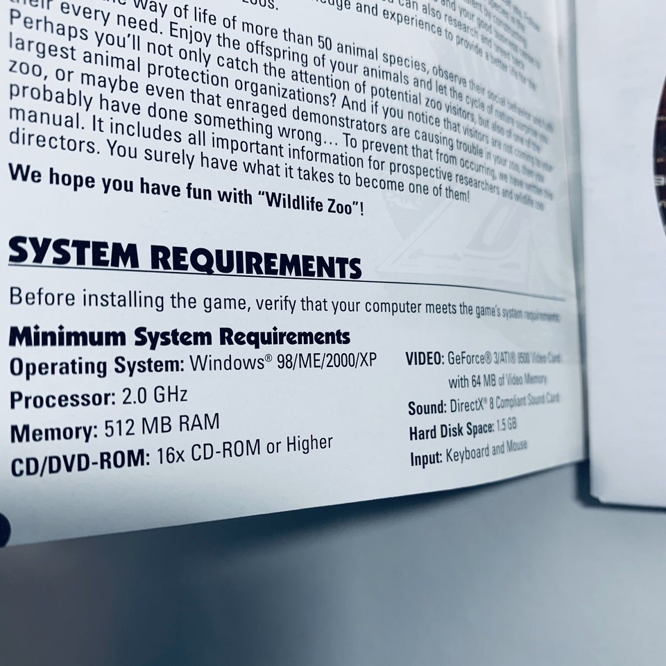 Wildlife Zoo PC CD-ROM game | eBay