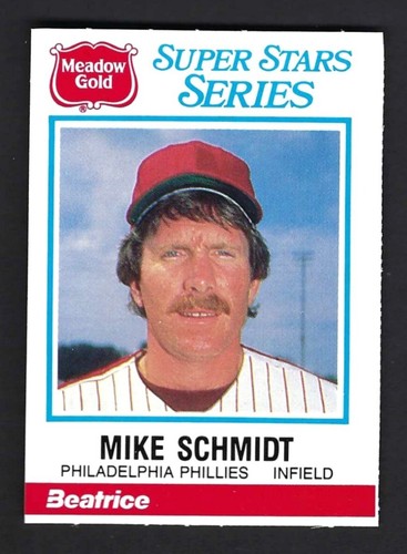 1986 Meadow Gold Super Stars #16 Mike Schmidt | eBay