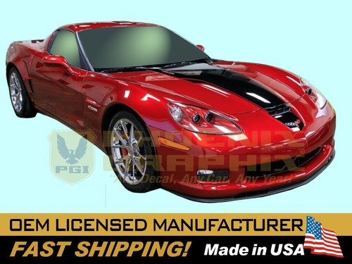 2008 Corvette Z06 427 Crystal Red Limited Edition Hood & Scoop Stripes ...