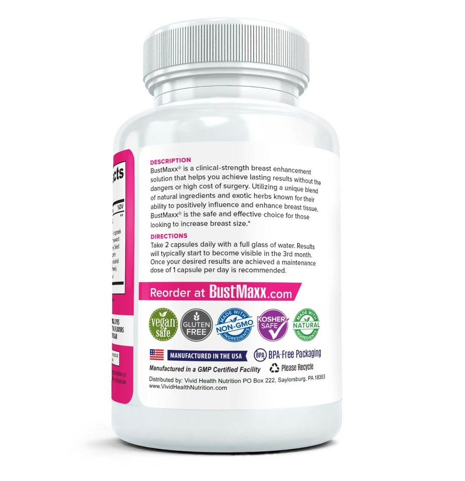 BUSTMAXX #1 Most Trusted All-Natural Breast Enlargement & Enhancement ...