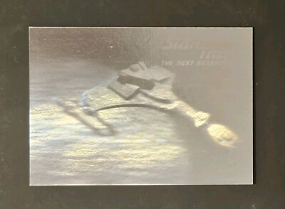 1992 Impel Star Trek Next Generation Klingon Vor'Cha Ship Hologram Card ...