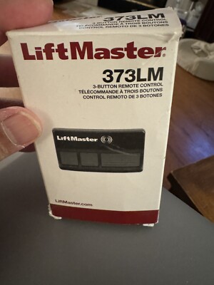 LiftMaster Garage Door Opener Remote 373LM 3 Button Remote Open Box | eBay