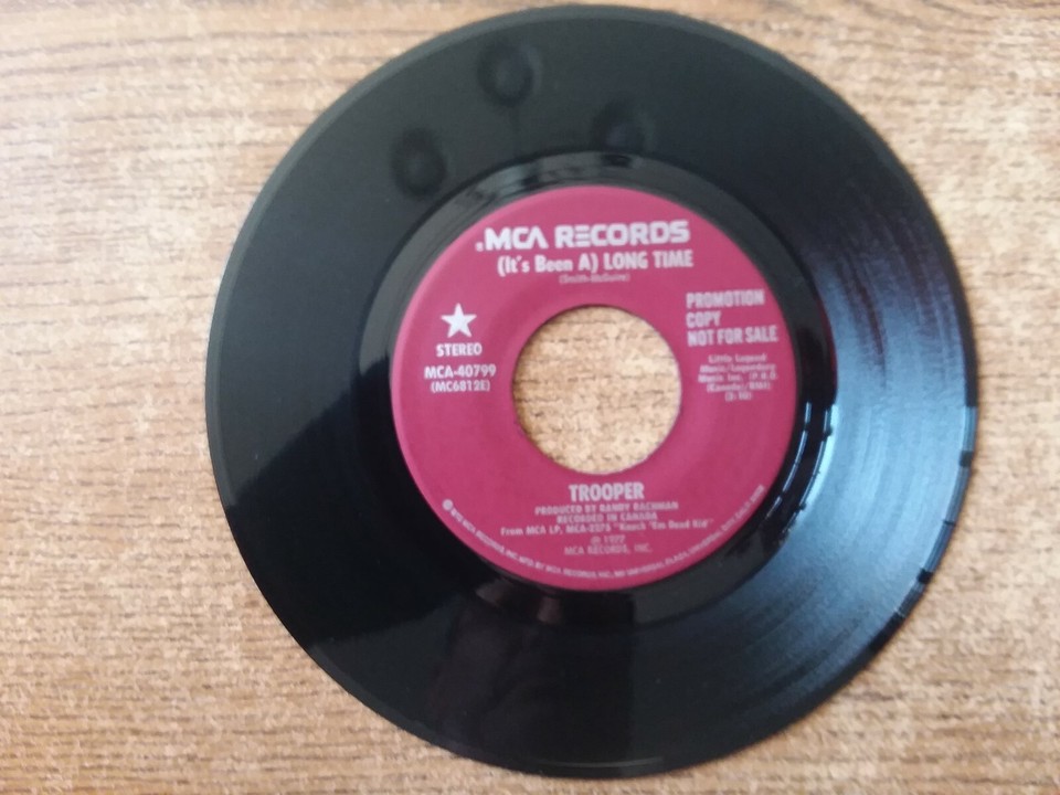 1977 PROMO MINT-EXC+Trooper ? (It's Been A) Long Time 40799 45 | eBay