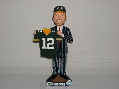 AARON RODGERS Green Bay Packers Bobblehead 2005 Draft Day Limited ...