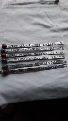 wisconsin vintage Deer hunting leg tags | eBay