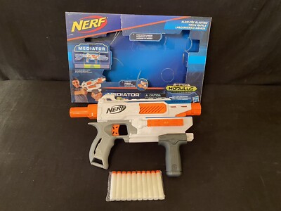 NERF E0016 N-strike Modulus Mediator Blaster Gun 630509618354| eBay