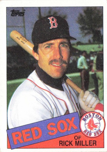 Rick Miller Boston Red Sox 1985 Topps Baseball Card #502 | eBay