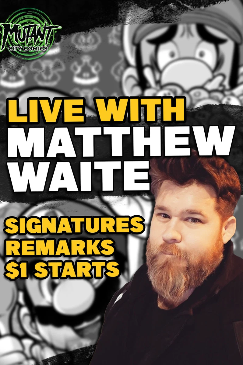 LIVE W COVER ARTIST MATTHEW WAITE - SKETCHES REMARKS + $1 STARTS - eBay ...