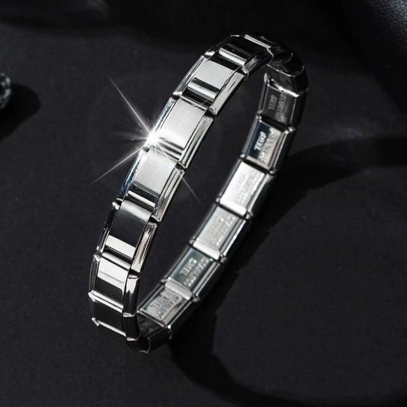 Classic Stainless Steel Starter Bracelet Minimalist & Cold Style Brand ...