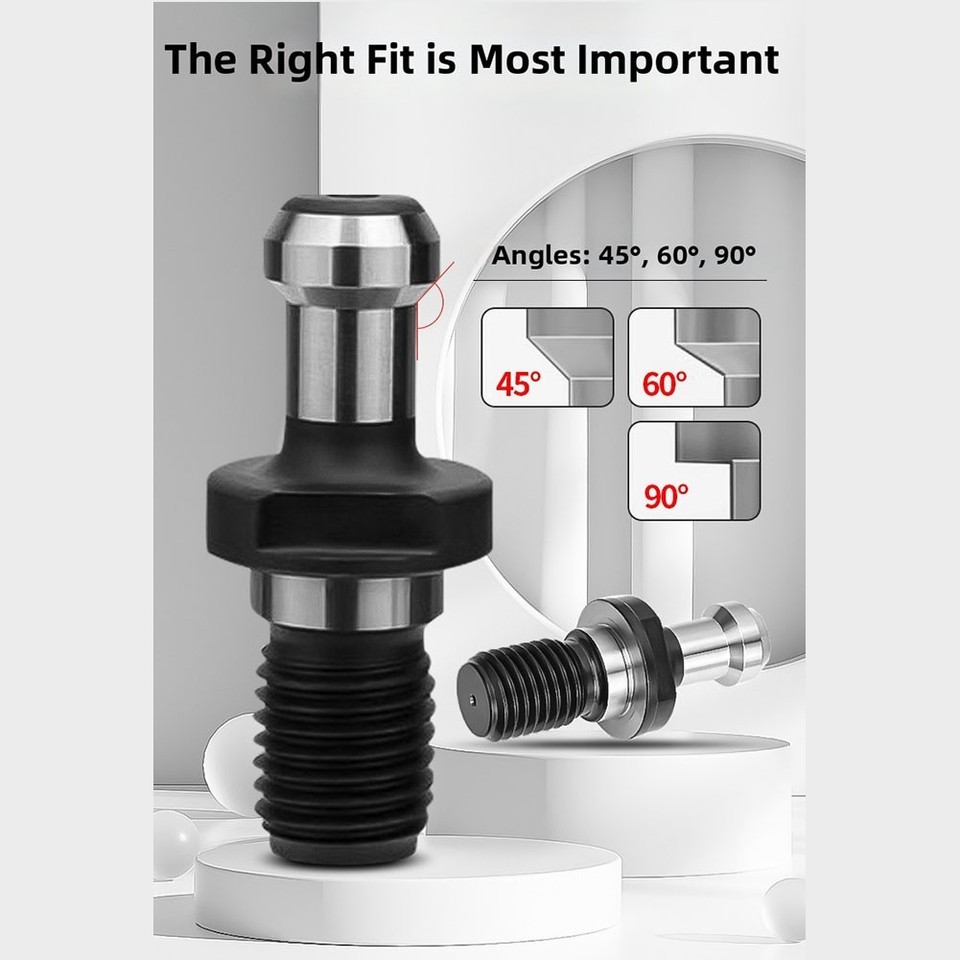 BT30 Pull Stud For Milling Machines Integral Forging Quenched And ...
