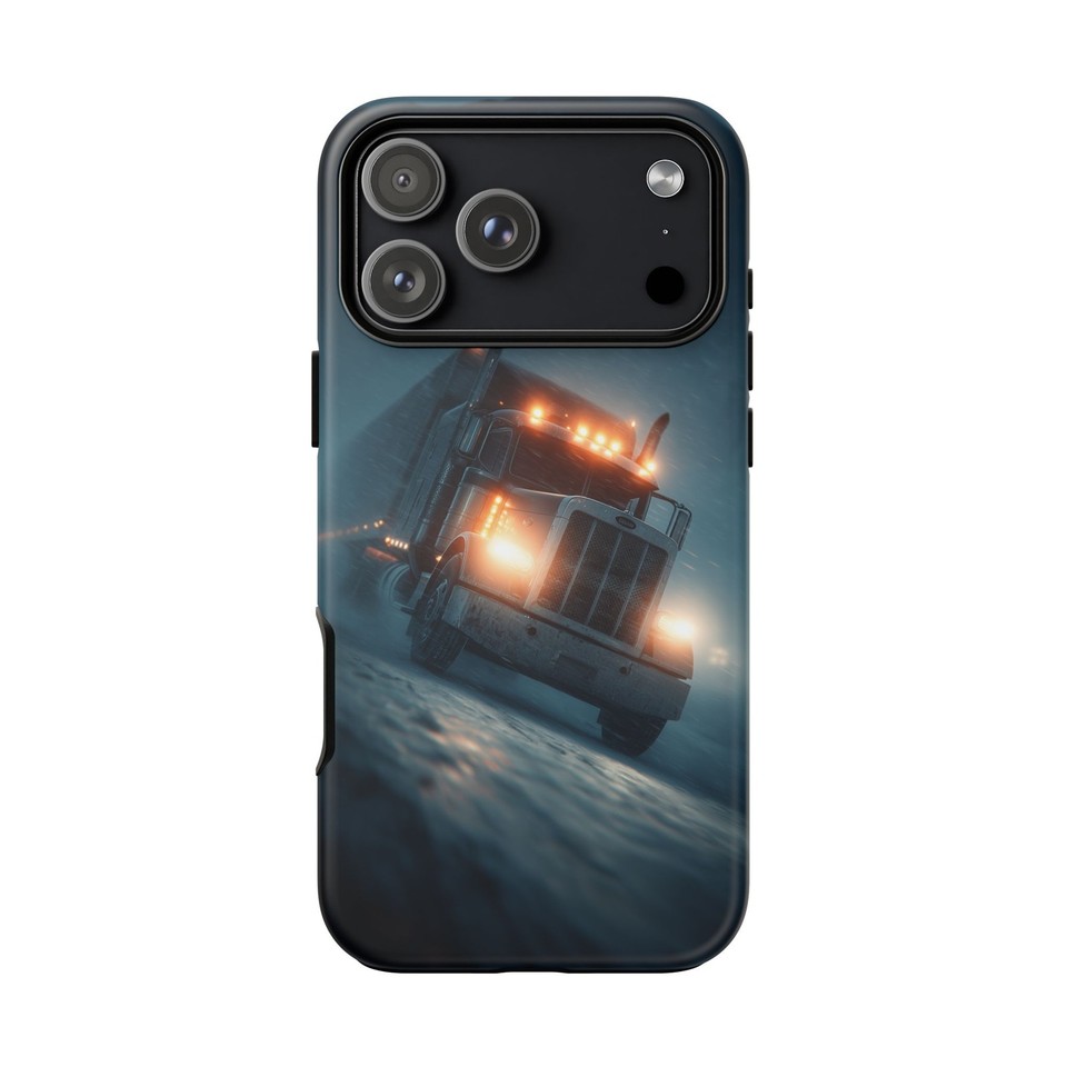 For iPhone/Galaxy/Pixel | Phone Ink Case - Truck Blizzard Snow Night | eBay