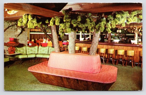 Rustic Manor Restaurant Cocktail Lounge Bar Gurnee Illinois IL 1950s ...