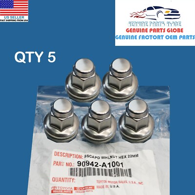 GENUINE TOYOTA TUNDRA SEQUOIA LX470 LX570 ALLOY WHEEL LUG NUT SET 5X ...
