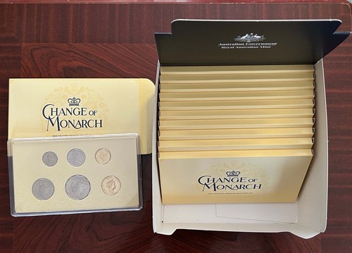 2024 Change of Monarch Six Coin UNC Set RAM King Charle and Queen ...