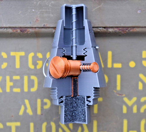 M52 Mortar Fuse, 3D Printed Plastic Reproduction, Cut Away Model. | eBay