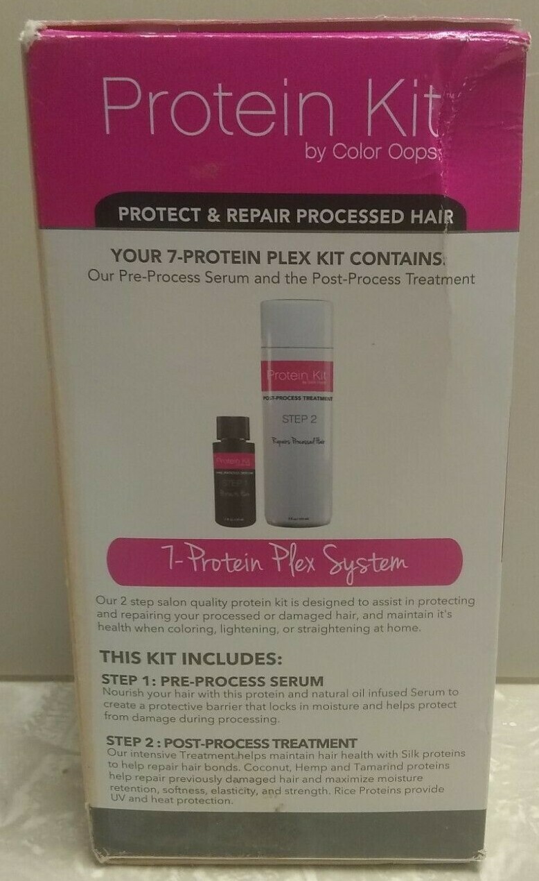 COLOR OOPS 7 - PROTEIN PLEX SYSTEM PROTECT & REPAIR PROCESSED HAIR BMT3 ...