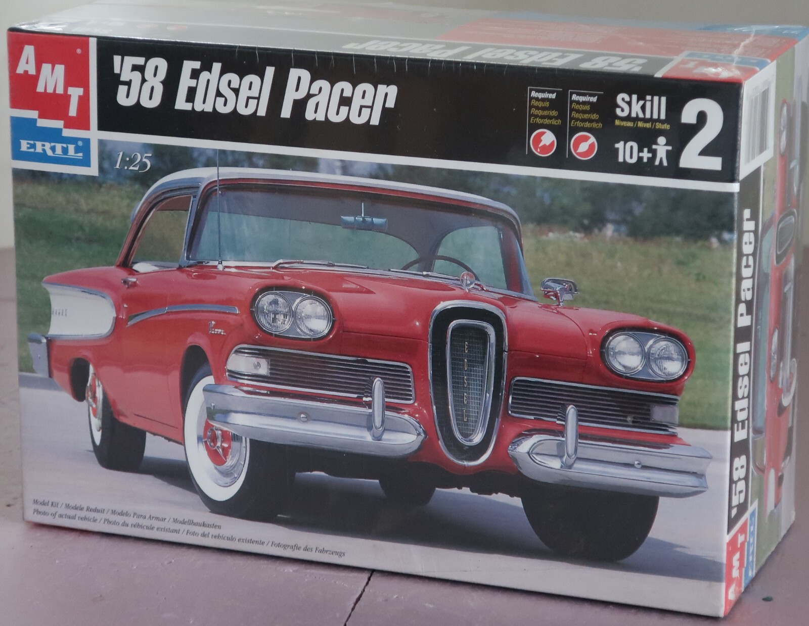 1958 FORD EDSEL 1:25 AMT Model Kit vintage NOS SEALED 1999 PERFECT! | eBay