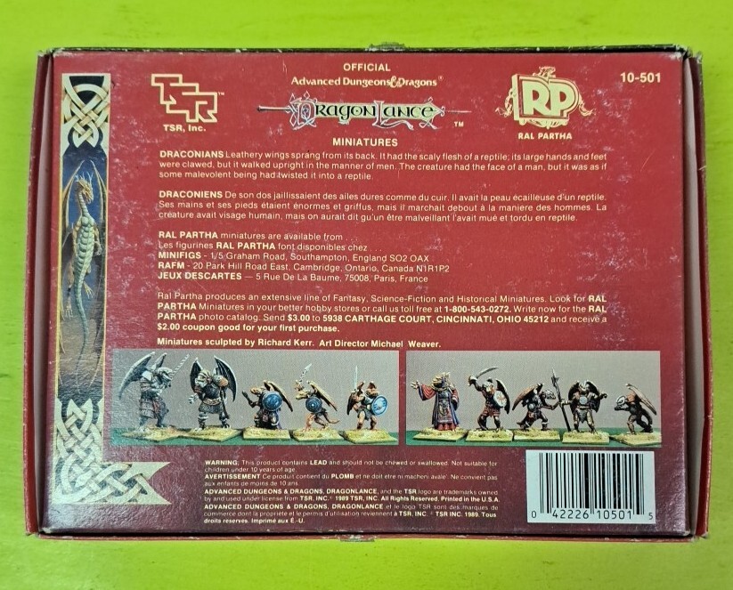 Dragon Lance Miniatures Draconians Ral Partha Grenadier Stands Lot 15 ...