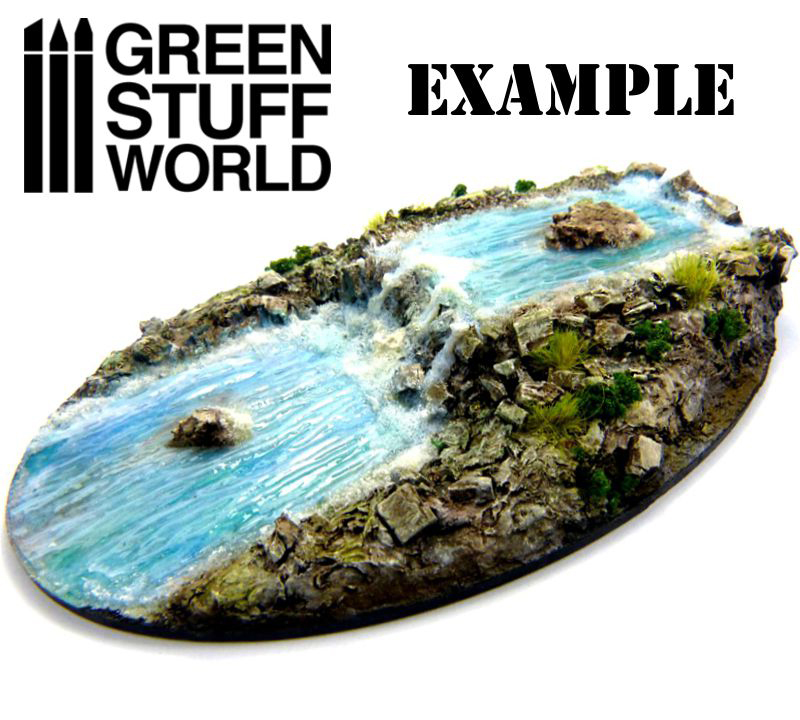 River Water Sheet - Rippled Water Effect - Basing Scenery Miniature ...