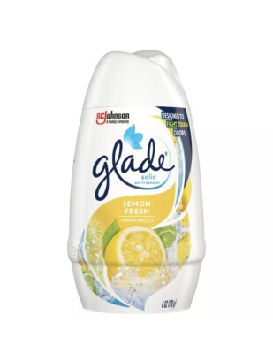 3 Pack: Glade Solid Air Freshener Deodorizer | Home Bathroom, Lemon ...