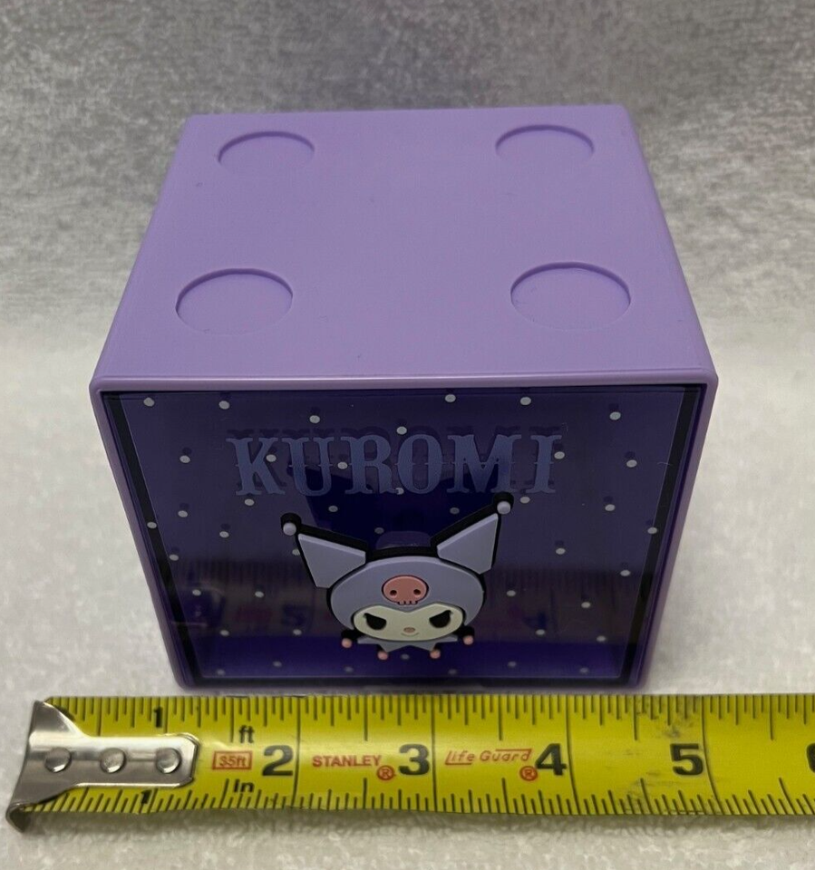 Sanrio x Primark Kuromi Stacking Plastic Storage Cube Drawer Chest Case ...