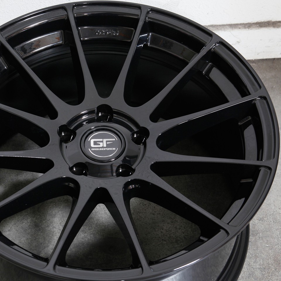 GROUND FORCE GF6 WHEELS 19" RIMS SET FOR BMW E90 E92 M3 19x8.5 / 19x9.5 ...