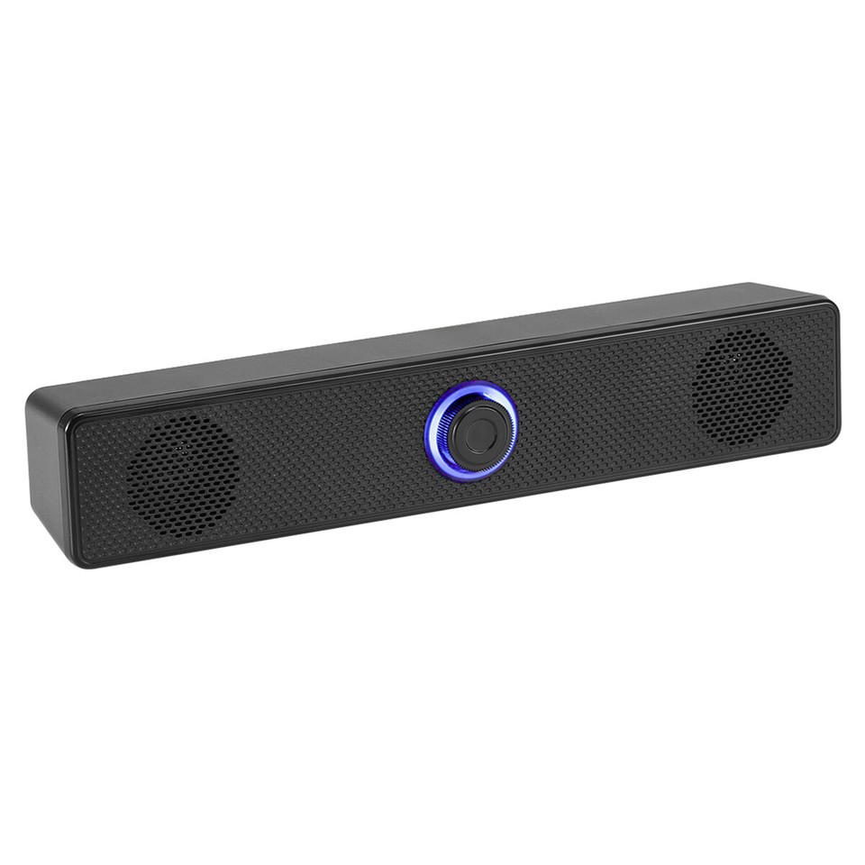 3.5mm USB Computer Speakers Sound Bar for Desktop Laptop PC w/ Stereo ...