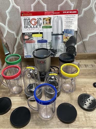 The Original Magic Bullet Express Special 17-piece Set Complete Used ...