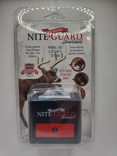 Nite Guard Solar Powered Flash Predator Deterrent Security System (New ...
