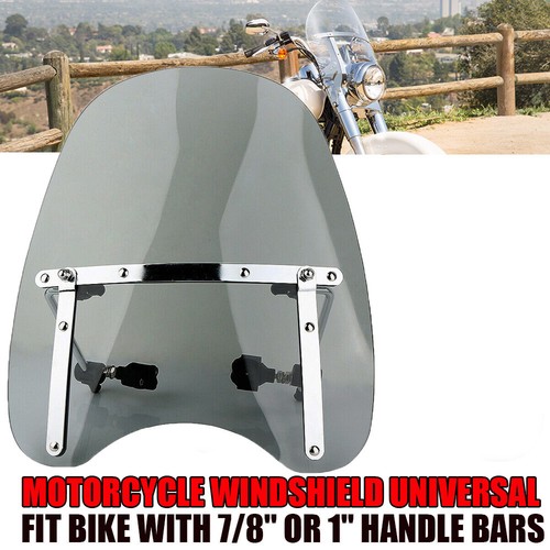Motorcycle Front Windshield Wind Screen Deflector Motorbike Windscreen ...