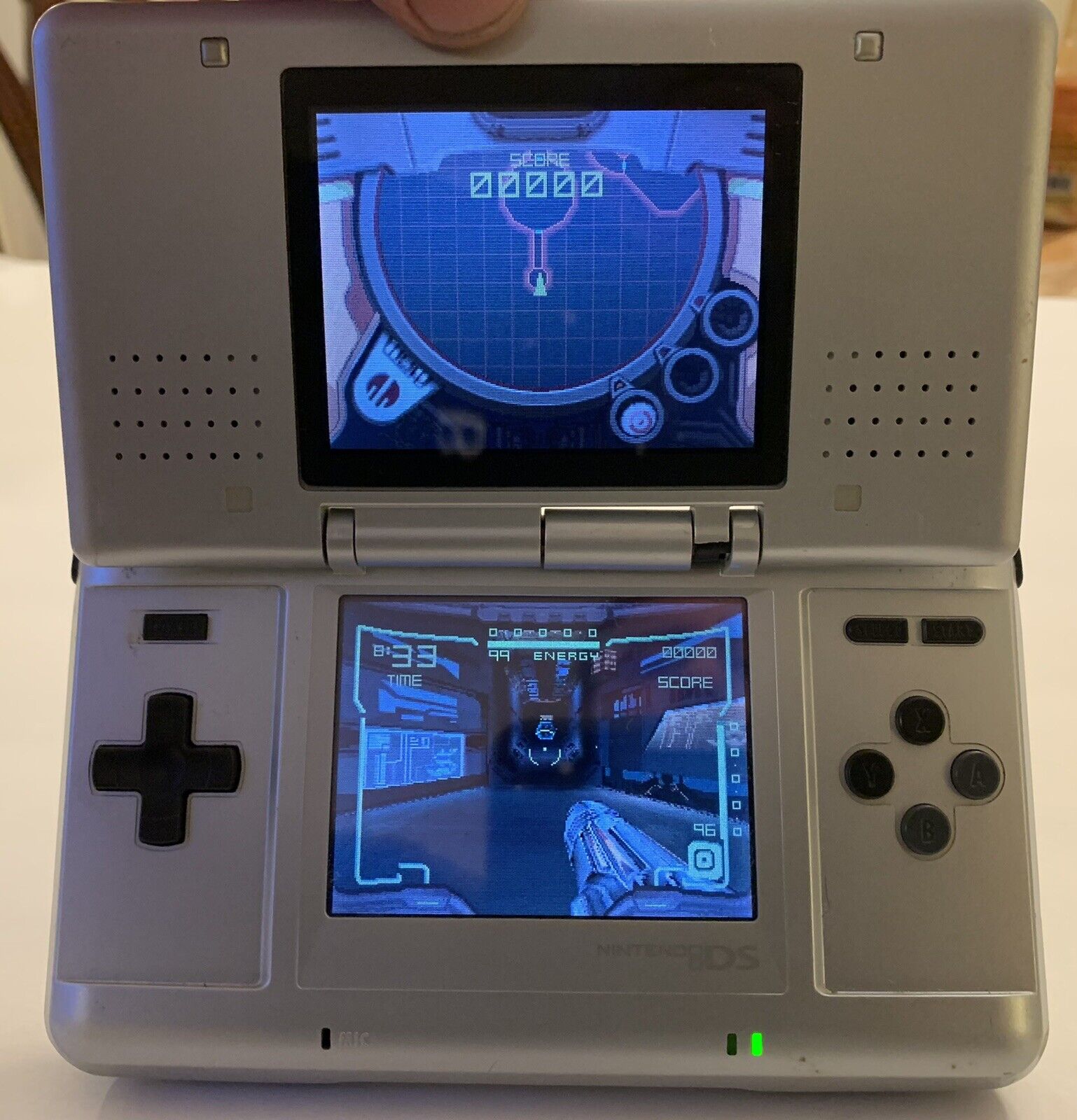 Rare Nintendo DS Metroid Prime Hunters Model NTR-001 Silver With ...