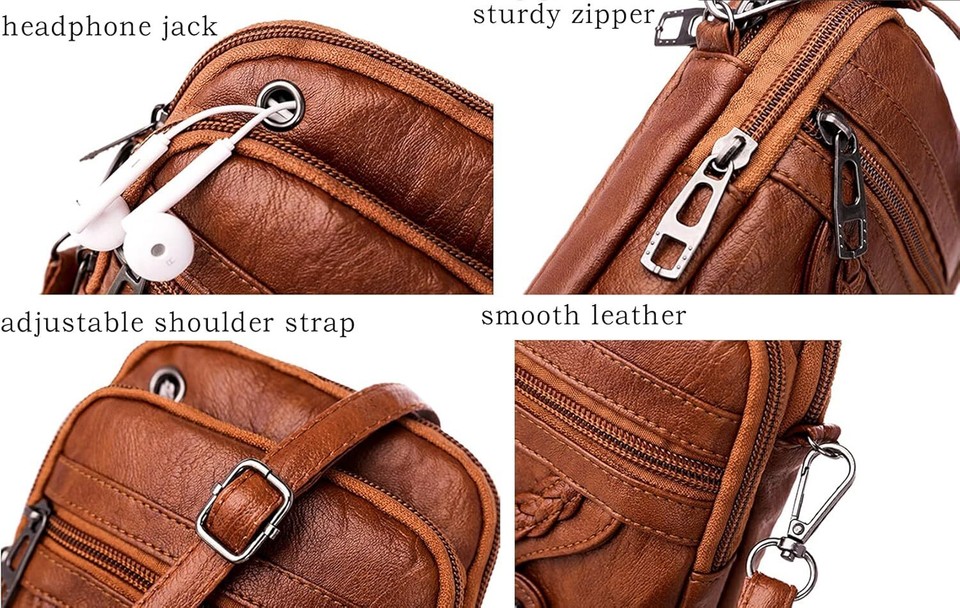 Women Crossbody Bag Small Soft Leather Handbags Shoulder Bag Mini ...