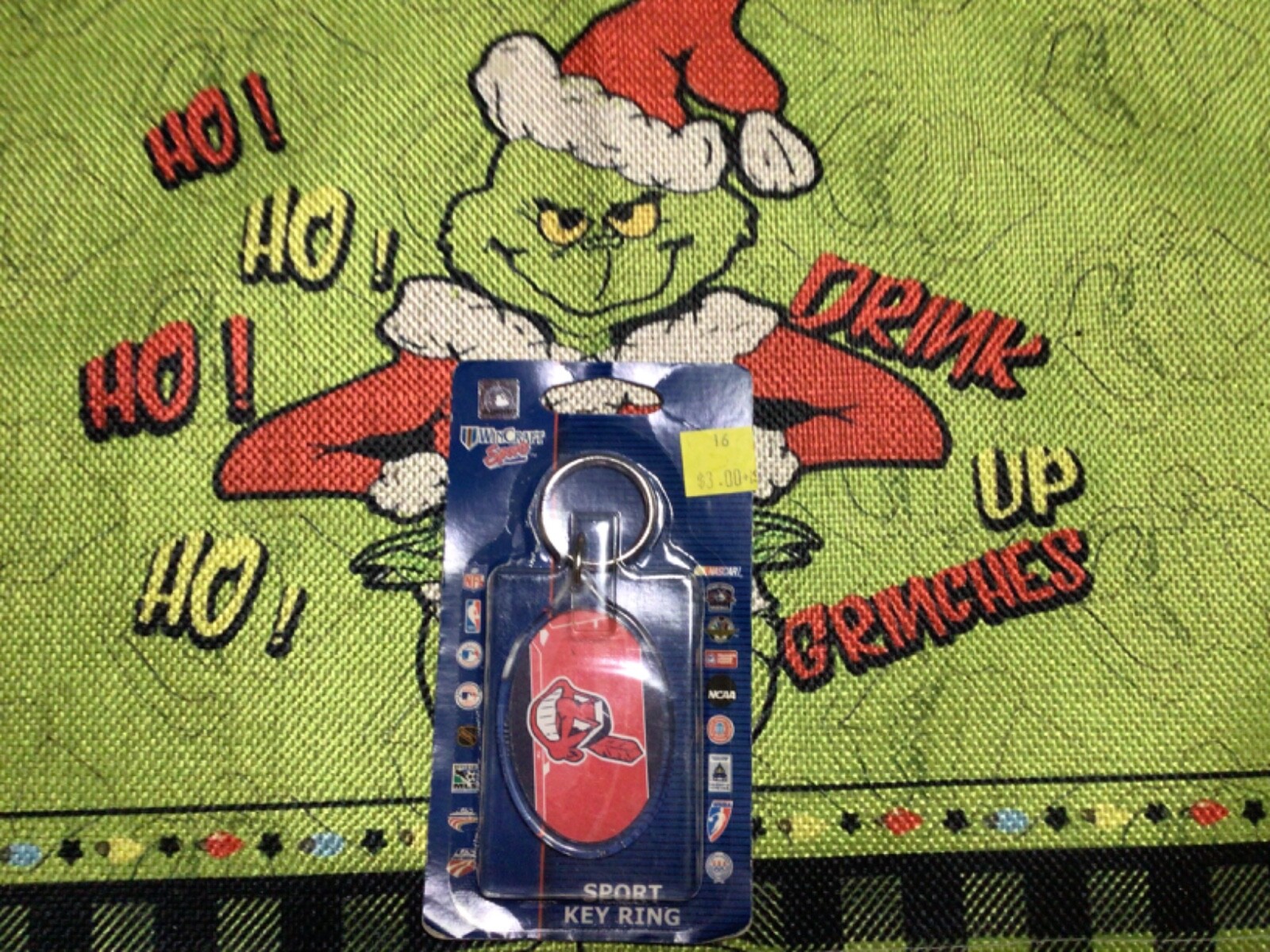 Vintage MLB Cleveland Indians Old Logo Old Stock KEY CHAIN 2002 ...