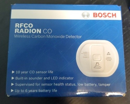 Bosch RADION RFCO-A Wireless Carbon Monoxide Detector CO Detector New ...