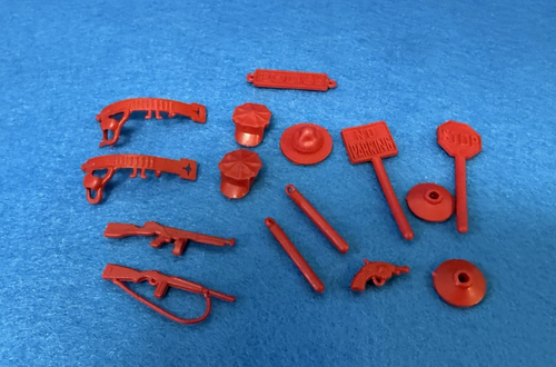 Vintage MPC ring hand Canadian Mounties 15 small accessories and ...