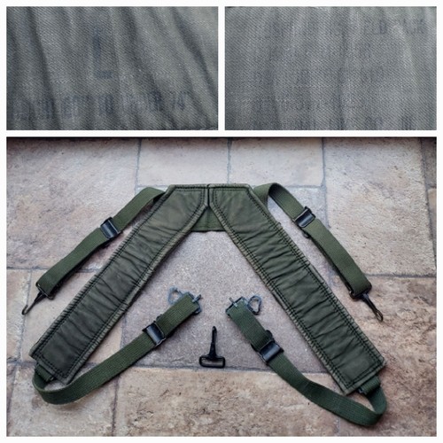 Vietnam War US USGI M56 M1956 Suspenders H Harness Size Long / Large ...