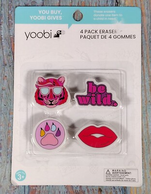 Yoobi 4 Pack Erasers (2019) BRAND NEW | eBay Australia