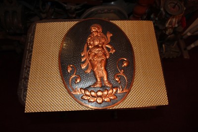 Vintage Hindu Hinduism Religious Spiritual Female God Tin Metal Wall ...