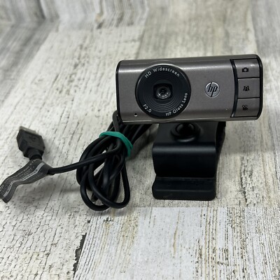 HP HD3100 720P 5MP HD Widescreen F2.0 Glass Lens USB Webcam w ...