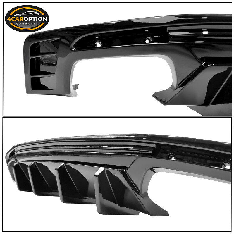 Fits 16-24 Chevy Camaro LT SS Ikon Rear Bumper Lip Diffuser Glossy ...