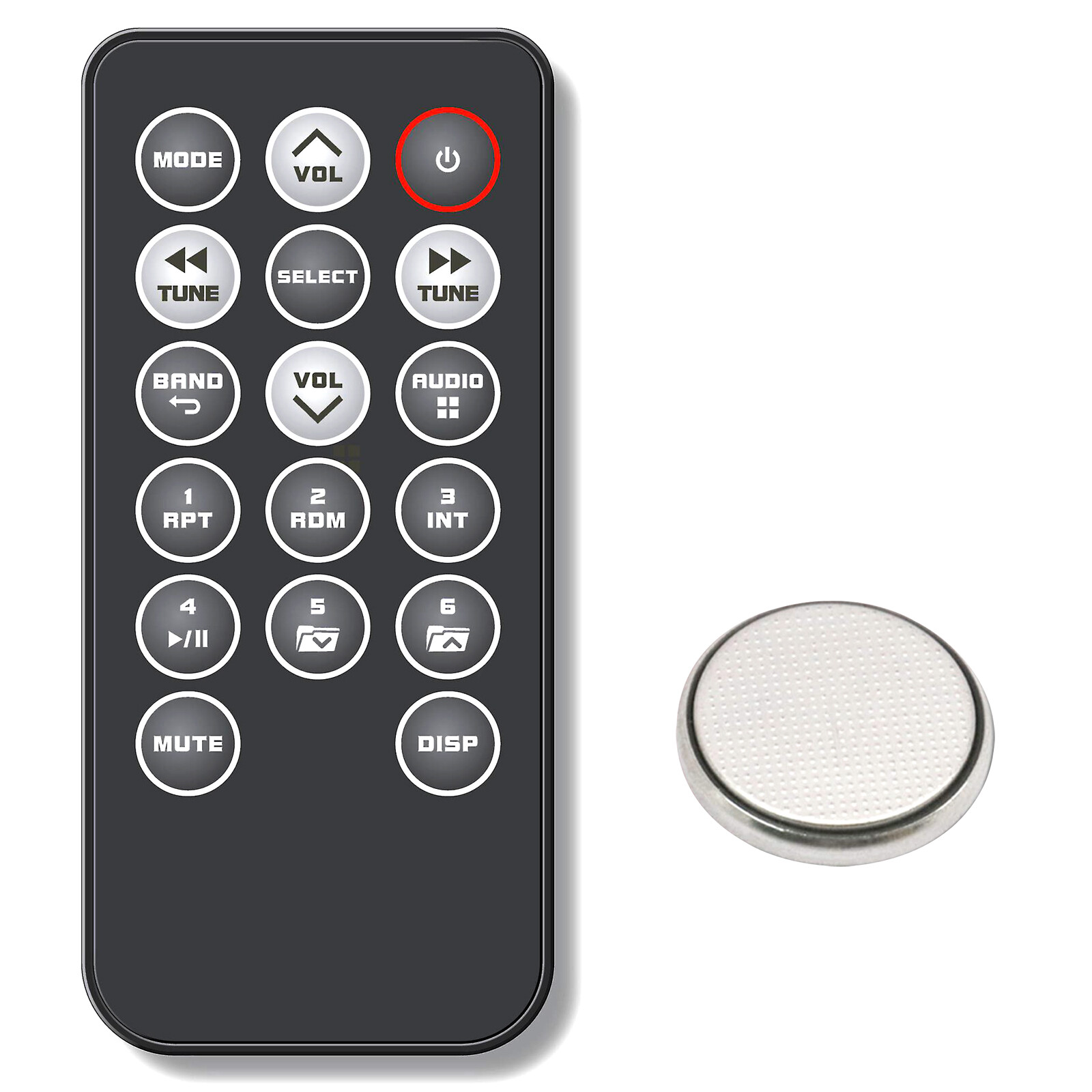 DUAL Axxera JENSEN Receivers Remote Control MGH250BT MGH30BT MGH20 ...