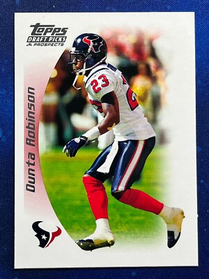 2005 Topps Draft Picks and Prospects #103 Dunta Robinson Houston Texans ...