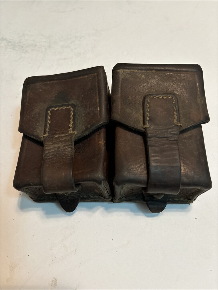 Yugo Yugoslavian Military M24 M48 Mauser 8mm Dual Cell Leather Ammo ...