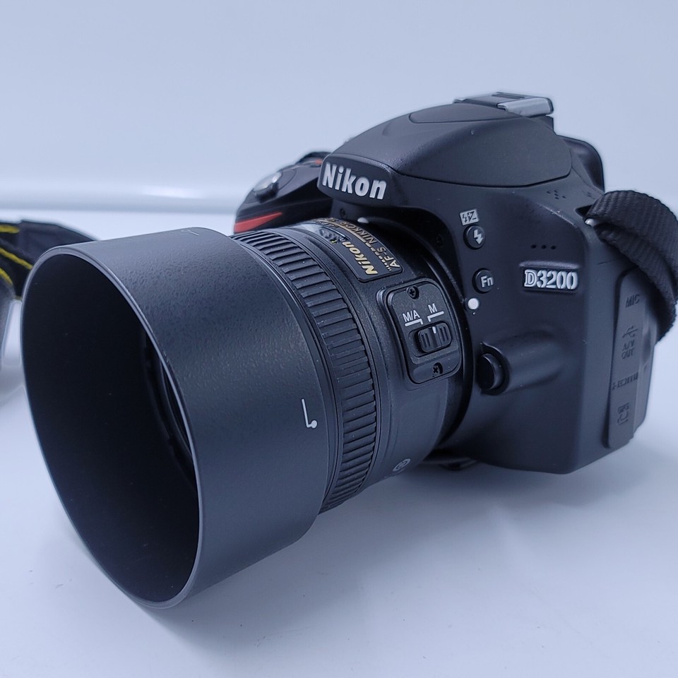 nikon d3200 camera with 4 lens | eBay