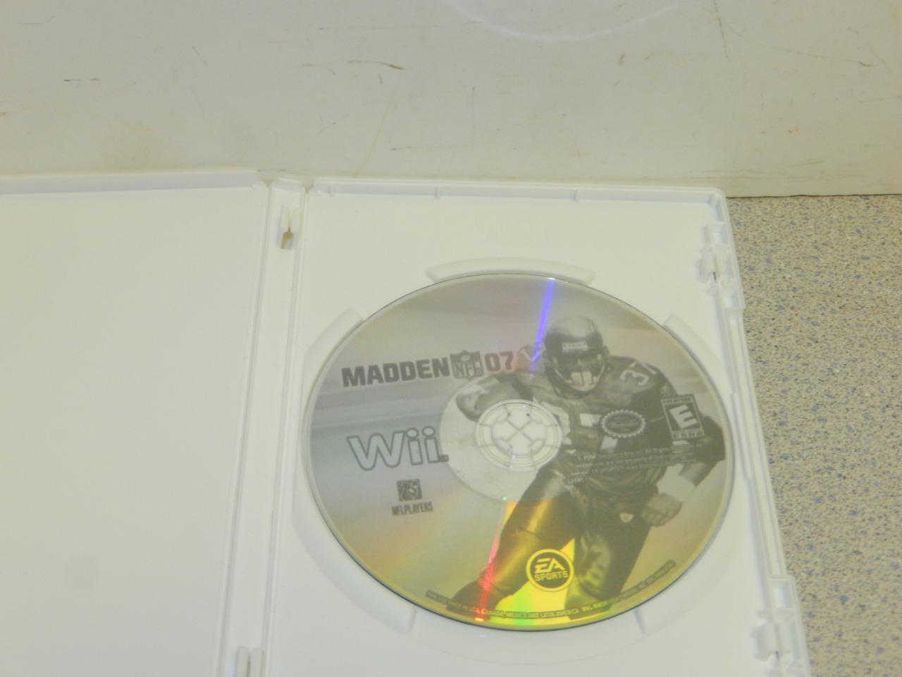 NINTENDO WII VIDEO GAME--MADDEN 07 -- DISC AND CASE 14633152784| eBay