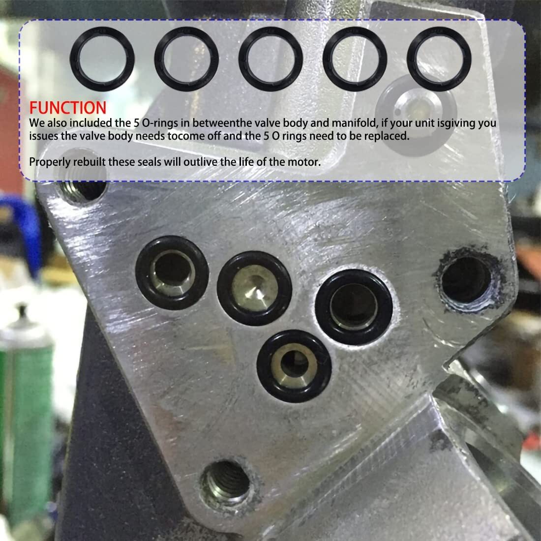 Rebuild kit Tilt Trim Showa Motor Seal Kit 115225FS for Yamaha 115 ...