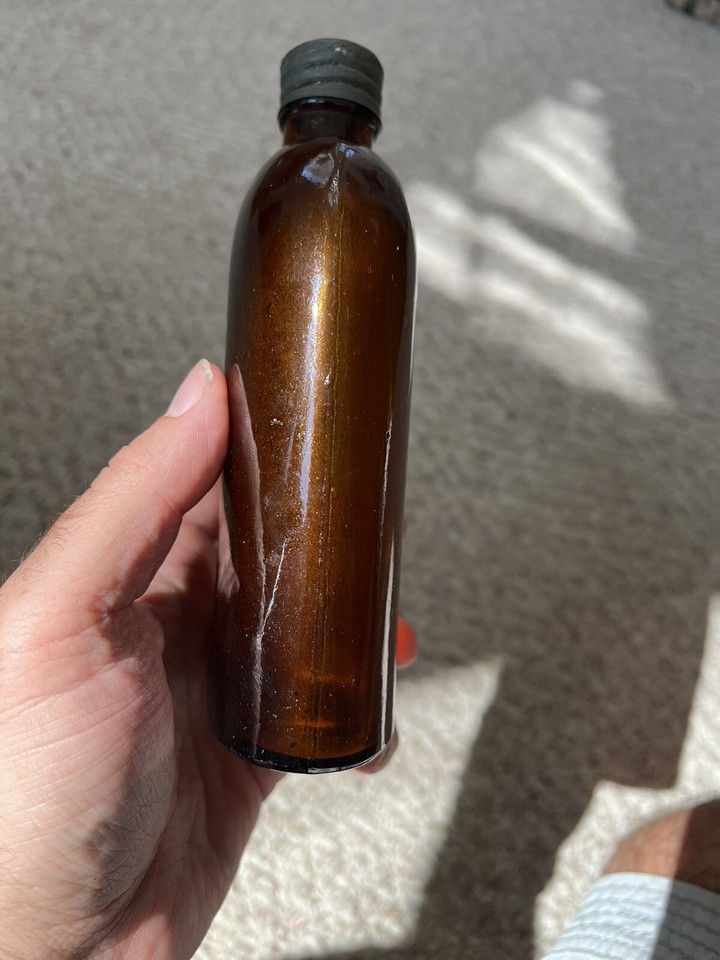 Nice SEAM SIDE FLASK WITH ORIGINAL TIN CAP | eBay